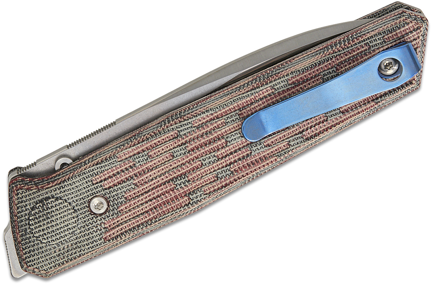 Reate Knives PL-6 Pivot Lock Front Flipper Knife 3.5" Nitro-V Belt ...