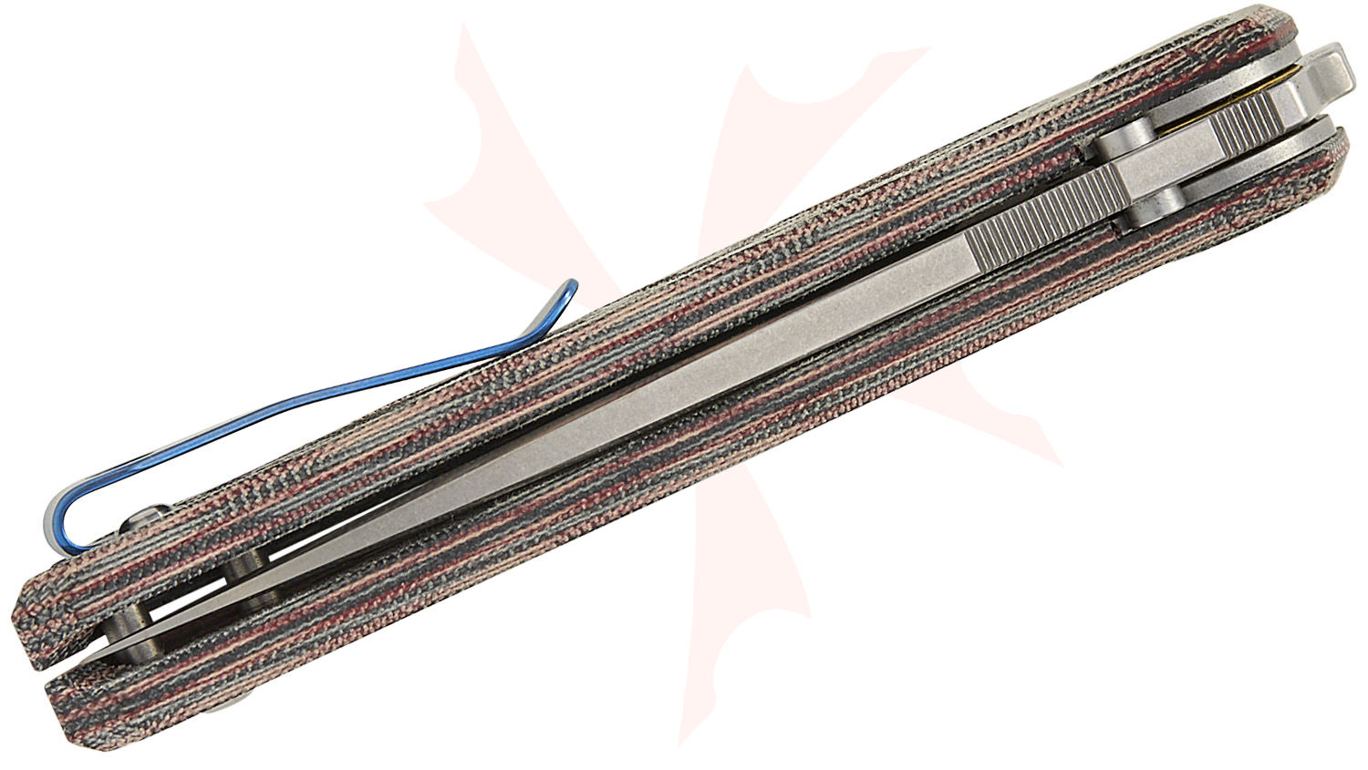 Reate Knives PL-6 Pivot Lock Front Flipper Knife 3.5" Nitro-V Belt ...