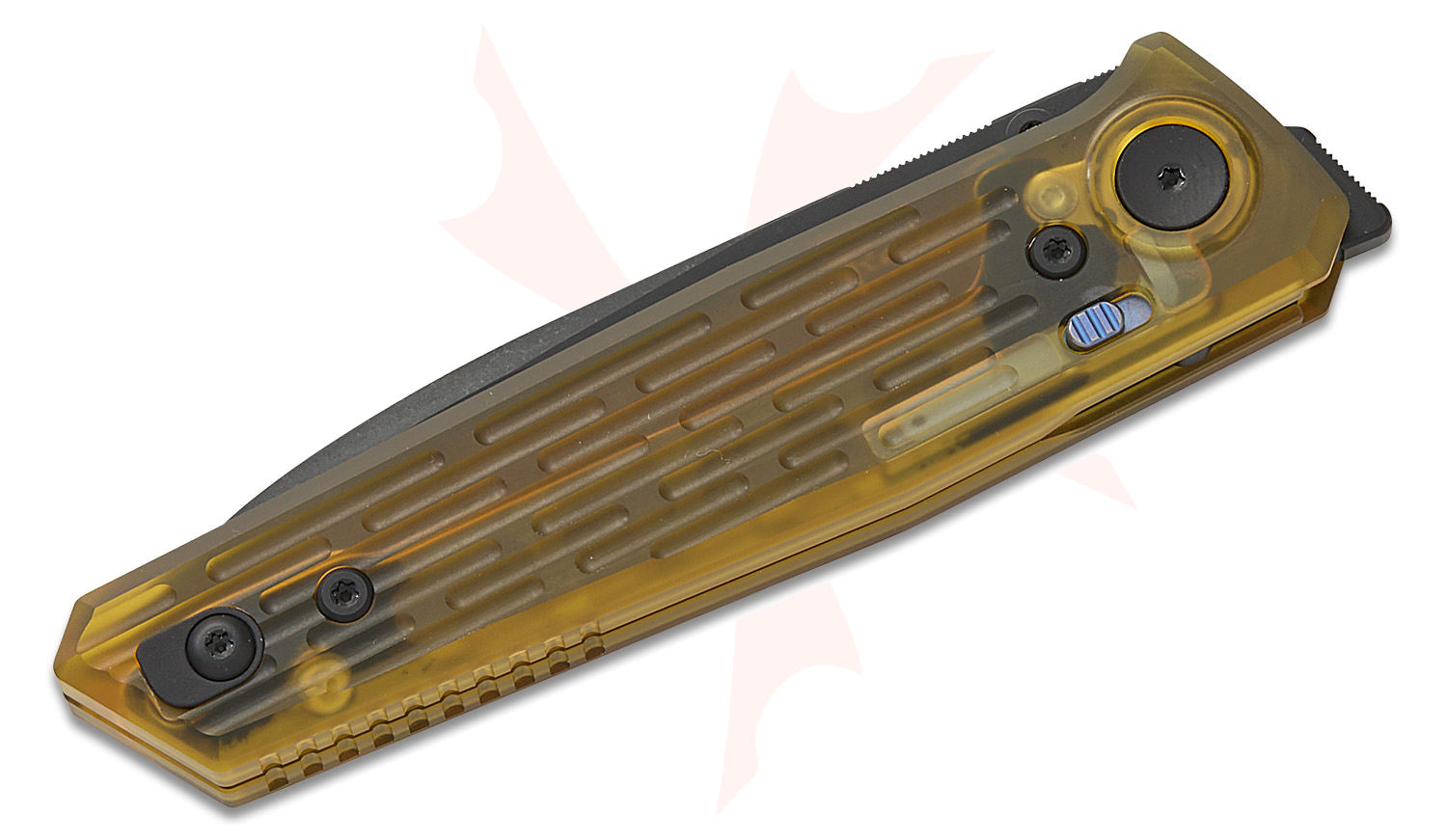 Reate Knives PL-6 Pivot Lock Front Flipper Knife 3.5" Nitro-V Black PVD ...