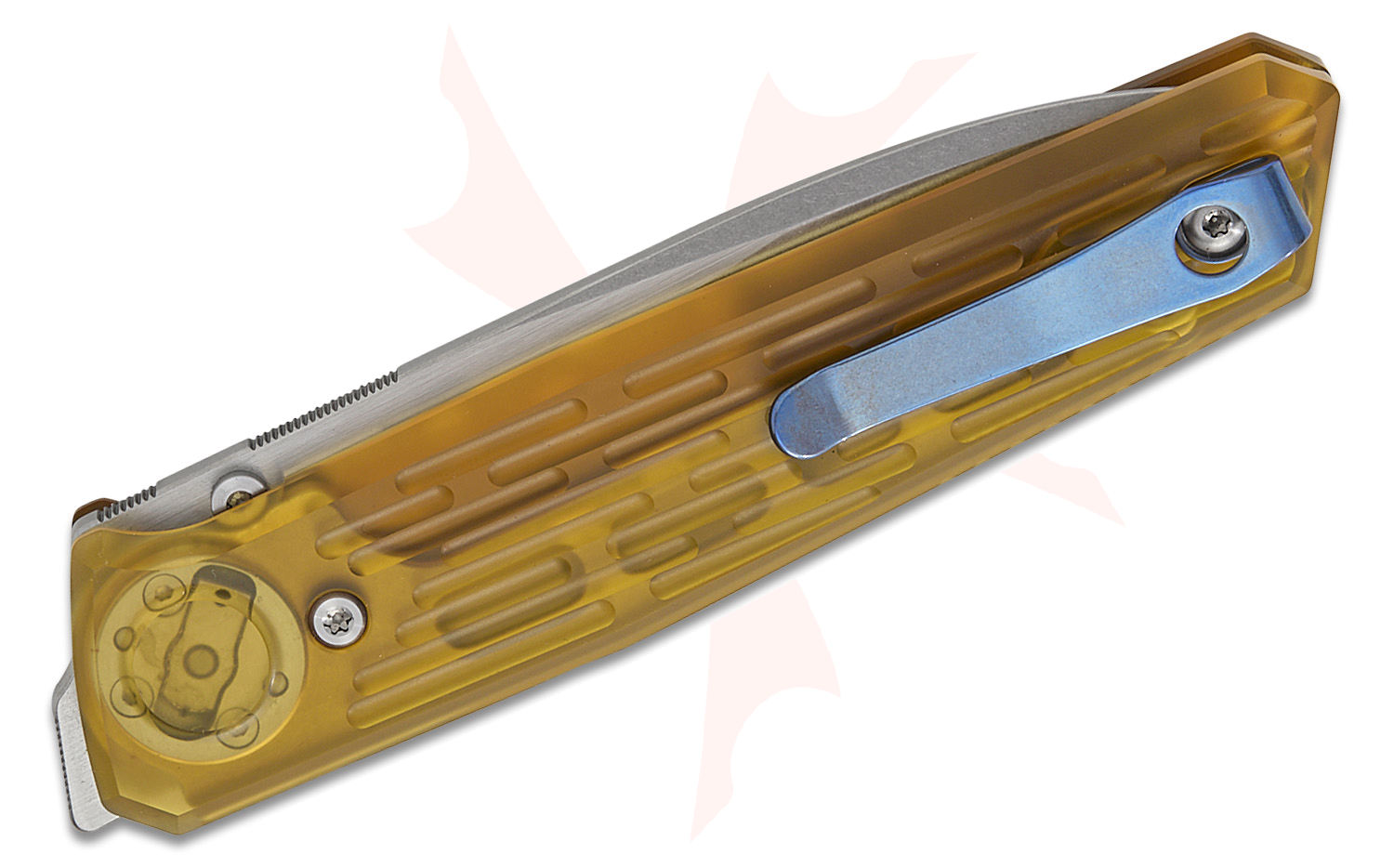 Reate Knives PL-6 Pivot Lock Front Flipper Knife 3.5" Nitro-V Belt ...