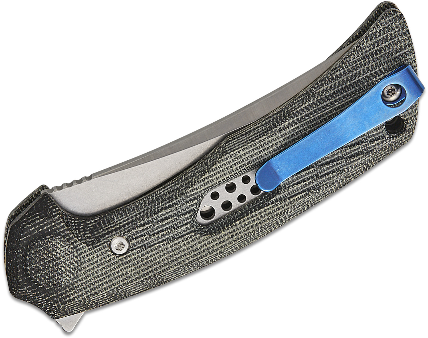 Reate Knives PL-7 Pivot Lock Flipper Knife 3.5" Nitro-V Belt Satin ...