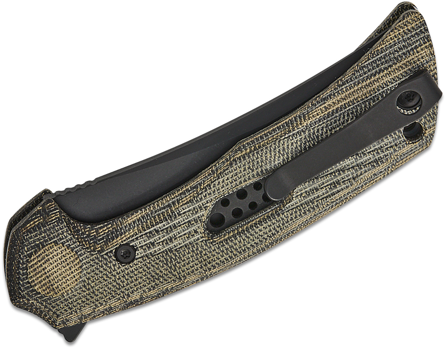Reate Knives PL-7 Pivot Lock Flipper Knife 3.5" Nitro-V Black PVD ...