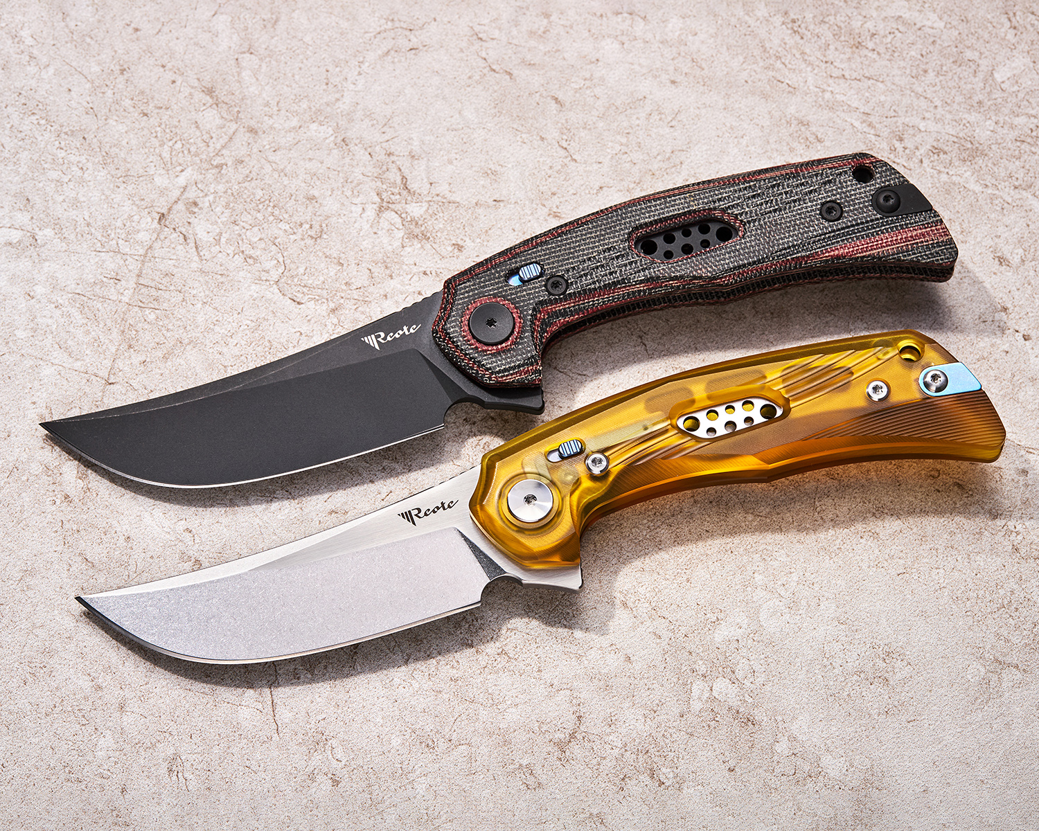 Reate Knives PL-7 Pivot Lock Flipper Knife 3.5" Nitro-V Belt Satin ...