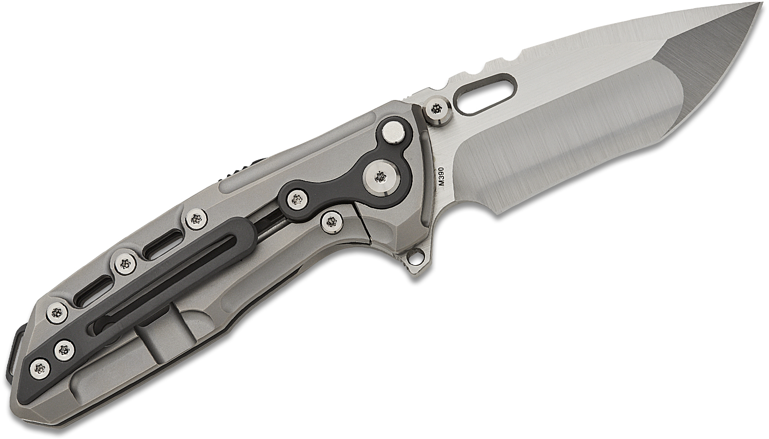 Reate Knives T1000-V2 Button Frame Lock Flipper Knife 3.75" M390 Belt ...