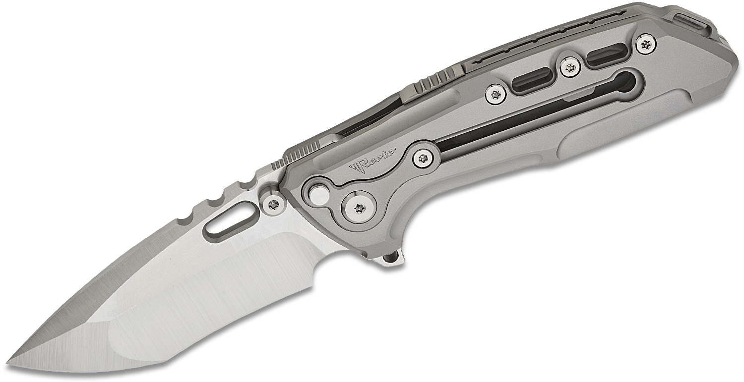 Reate Knives T1000-V2 Button Frame Lock Flipper Knife 3.75" M390 Two ...