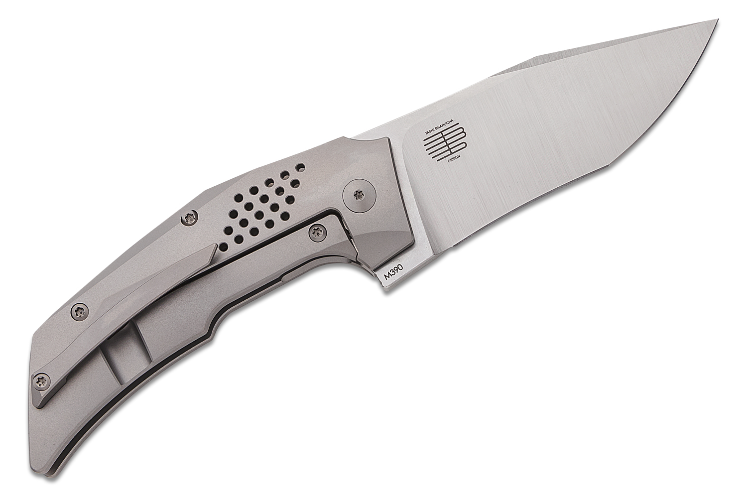 Reate Knives Tashi Bharucha T3500 Flipper Knife 3.5" M390 Belt Satin ...