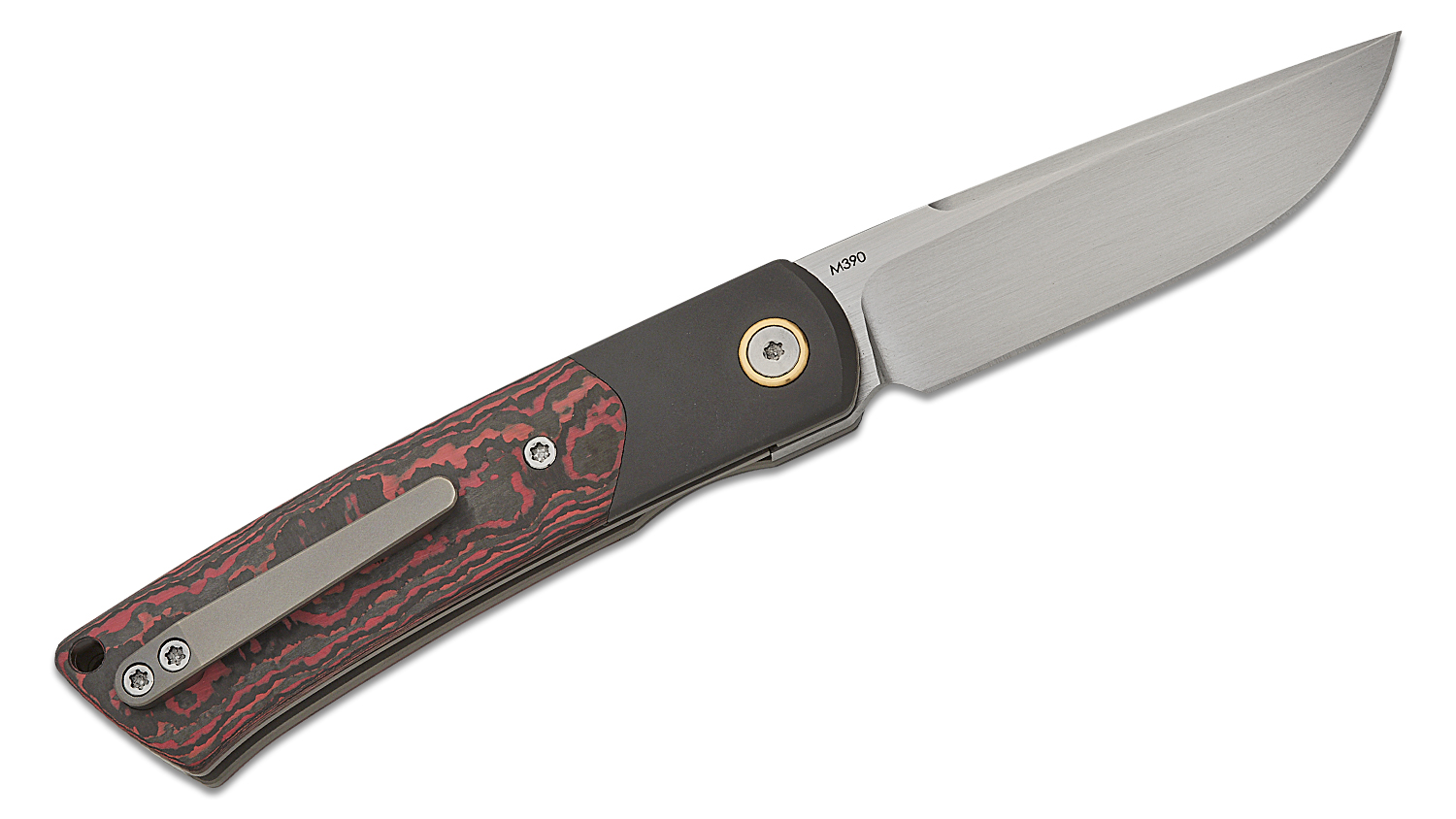 Reate Knives Jack Chen Tribute Front Flipper Knife 2.76" M390 Hand ...
