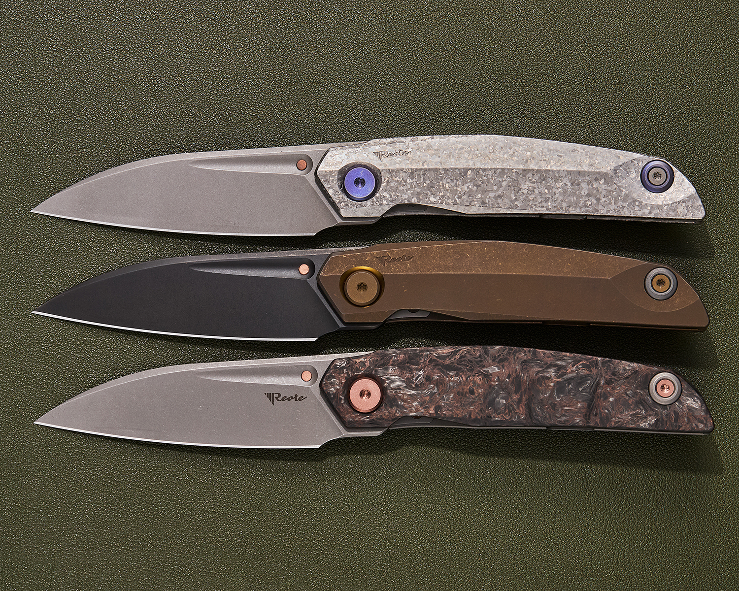Reate Knives VULPEX Knives VK-ANUB Frame Lock Front Flipper Knife 3.375 ...