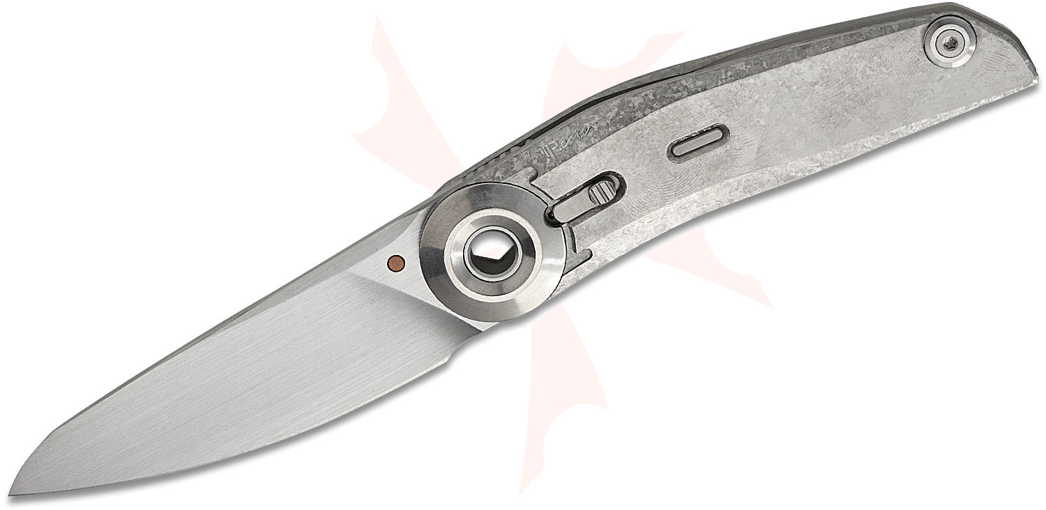 Reate Knives VULPEX Knives VK-TRON Double Detent Flipper Knife 3.375 ...