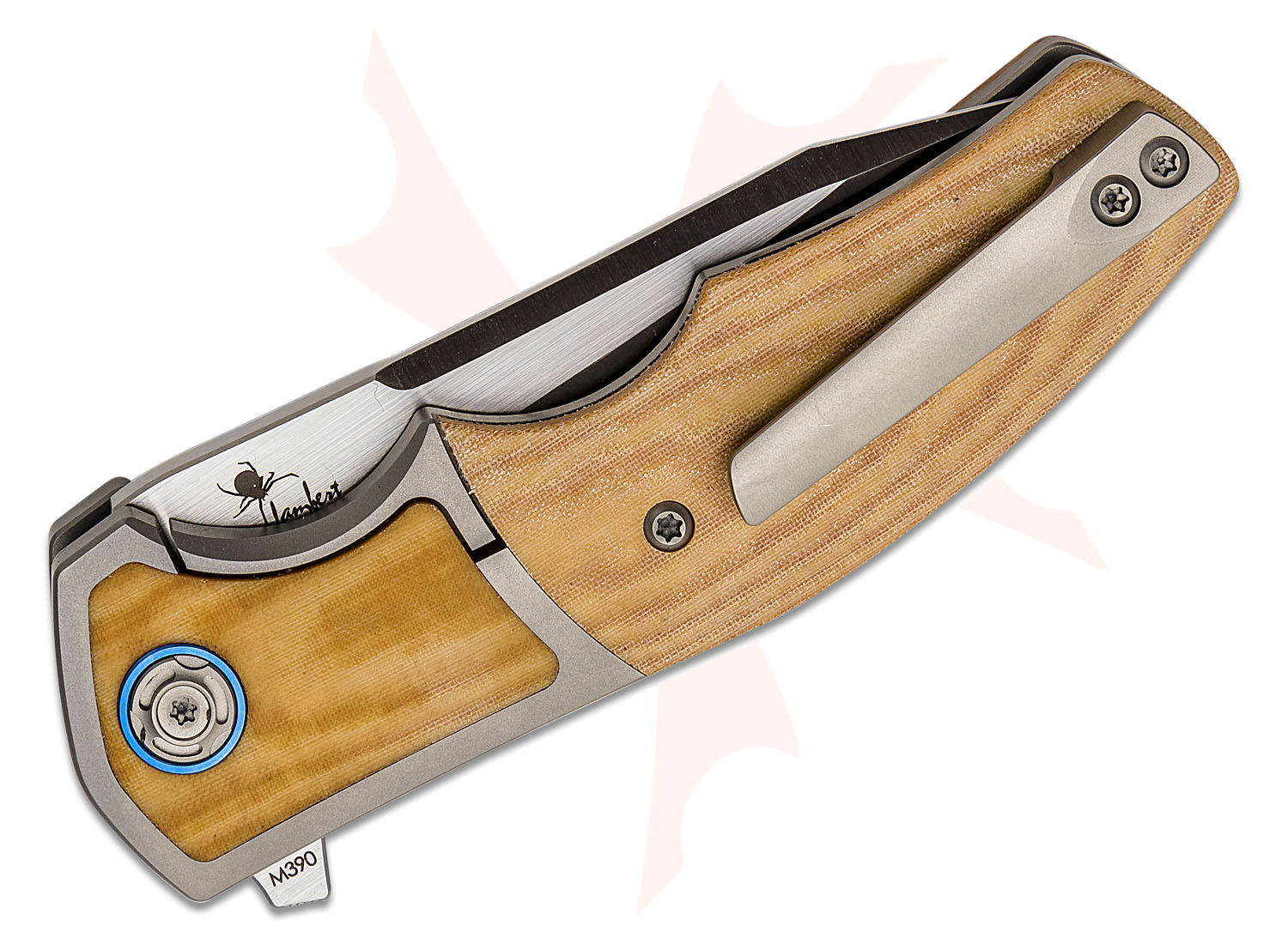 Reate Knives Kirby Lambert Mini Crossroads Flipper Knife 3.3" M390 ...