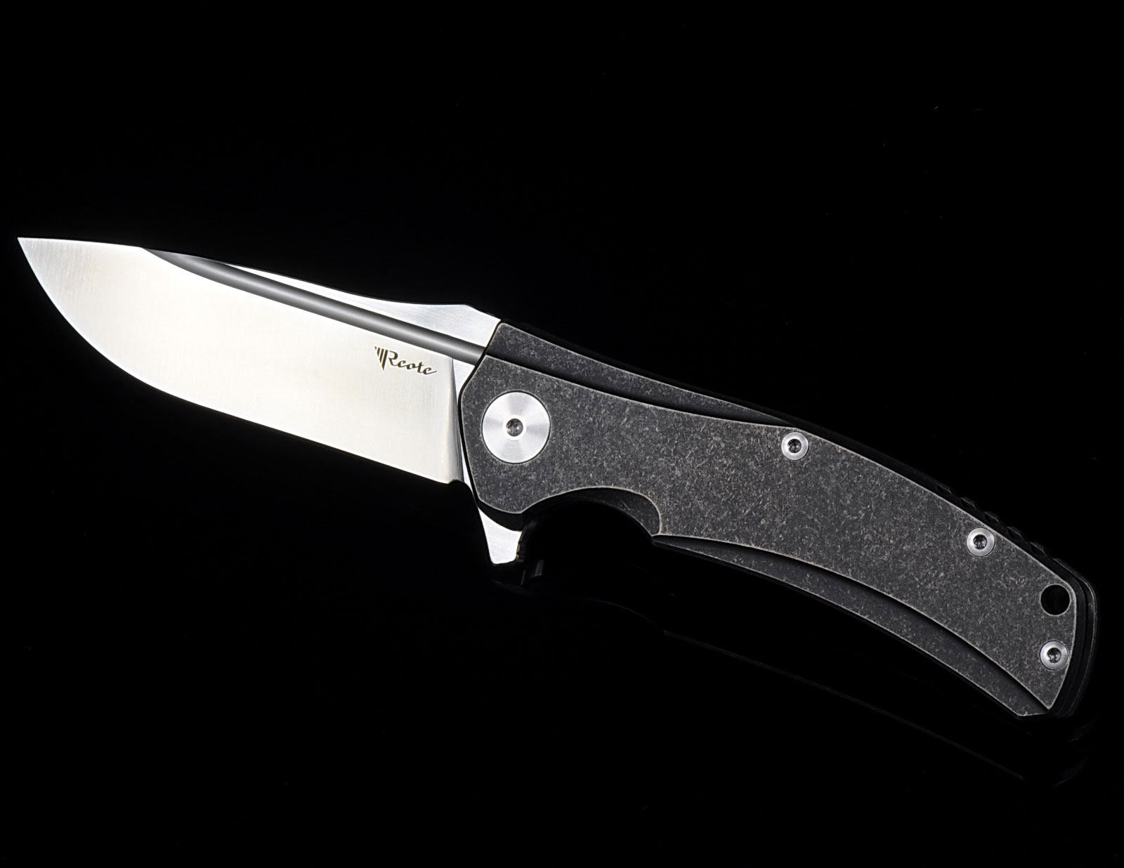 Reate Knives Horizon-C Folding 3.75" S35VN Satin Plain Blade ...
