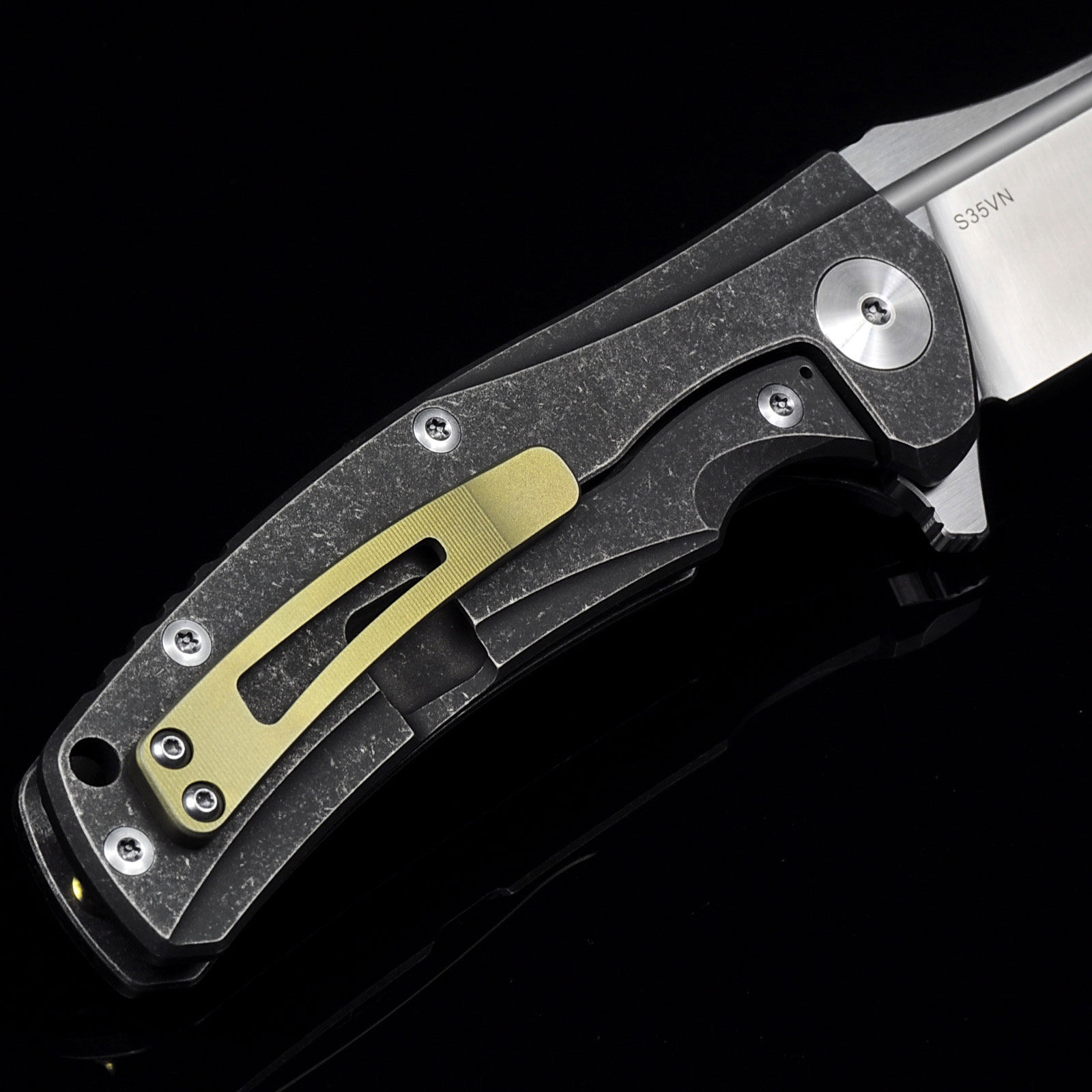 Reate Knives Horizon-C Folding 3.75" S35VN Satin Plain Blade ...