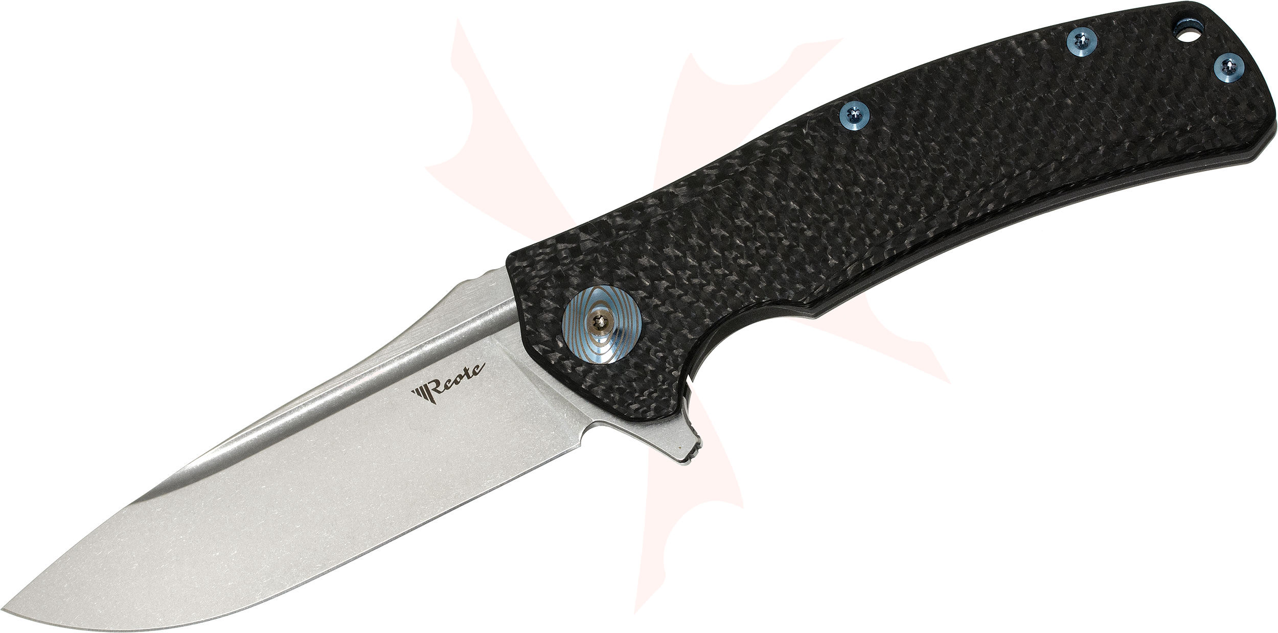 Reate Knives Horizon-D Folding 3.75" M390 Stonewashed Plain Blade ...