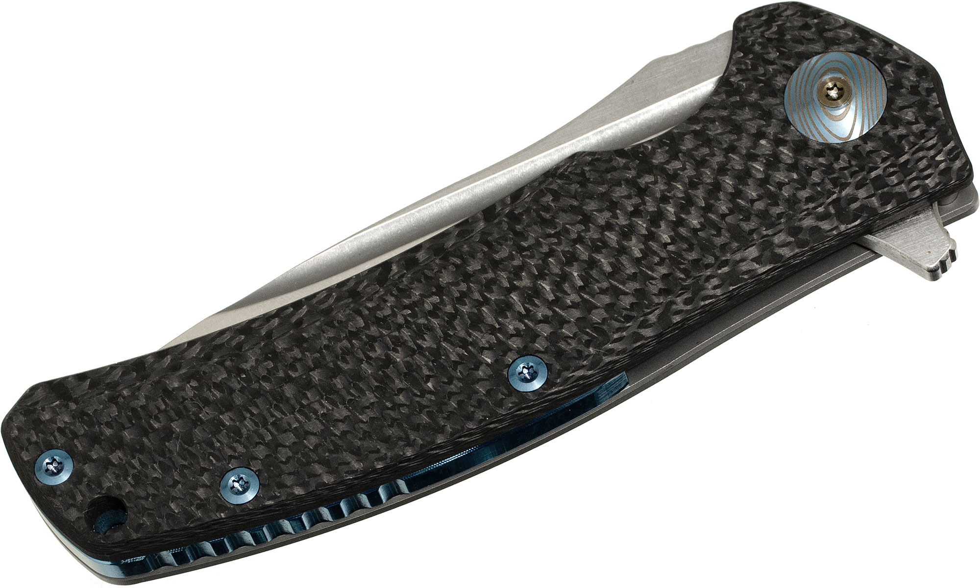 Reate Knives Horizon-D Folding 3.75" M390 Stonewashed Plain Blade ...