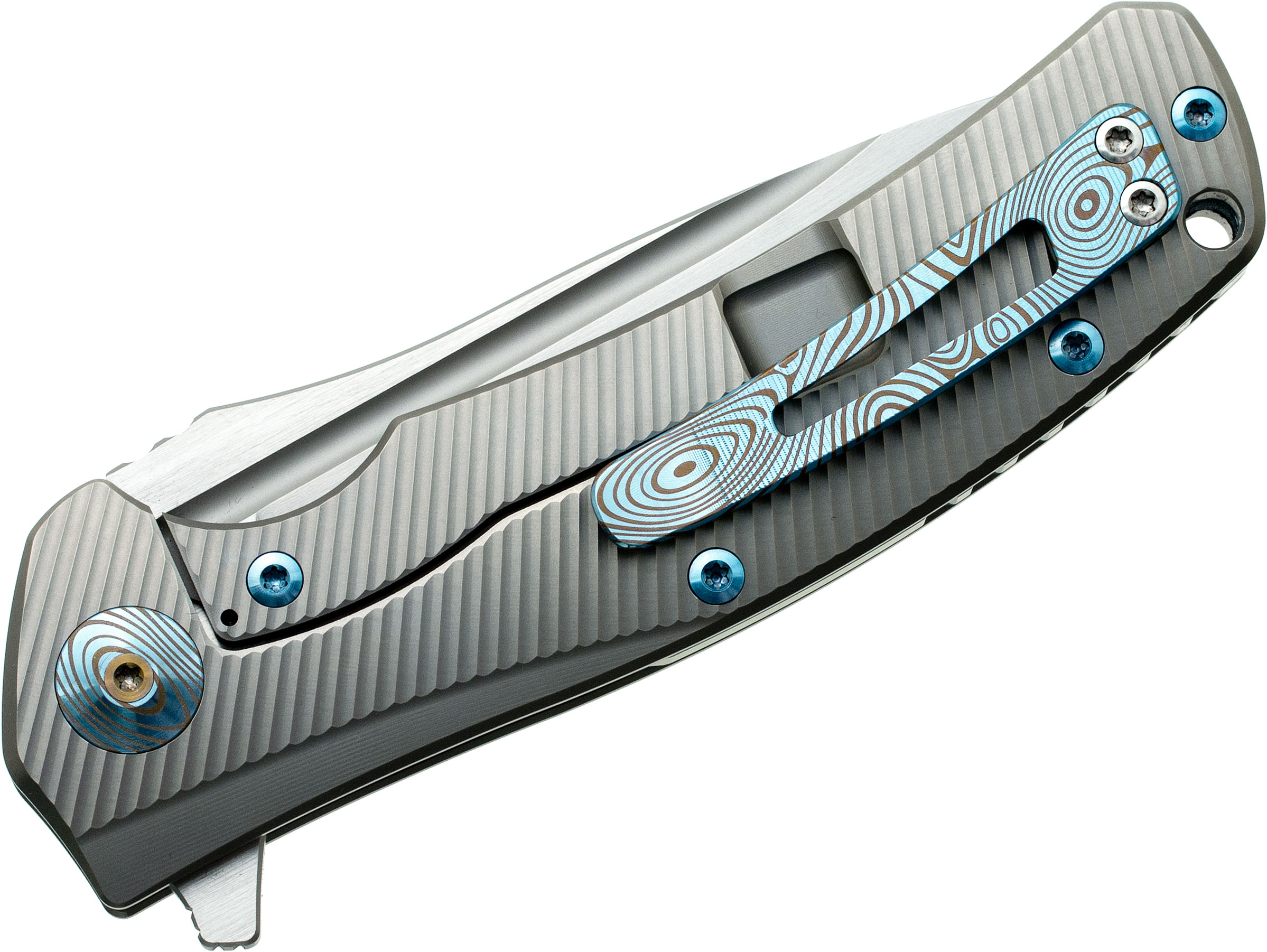 Reate Knives Horizon-D Folding 3.75" M390 Satin Plain Blade, Milled ...