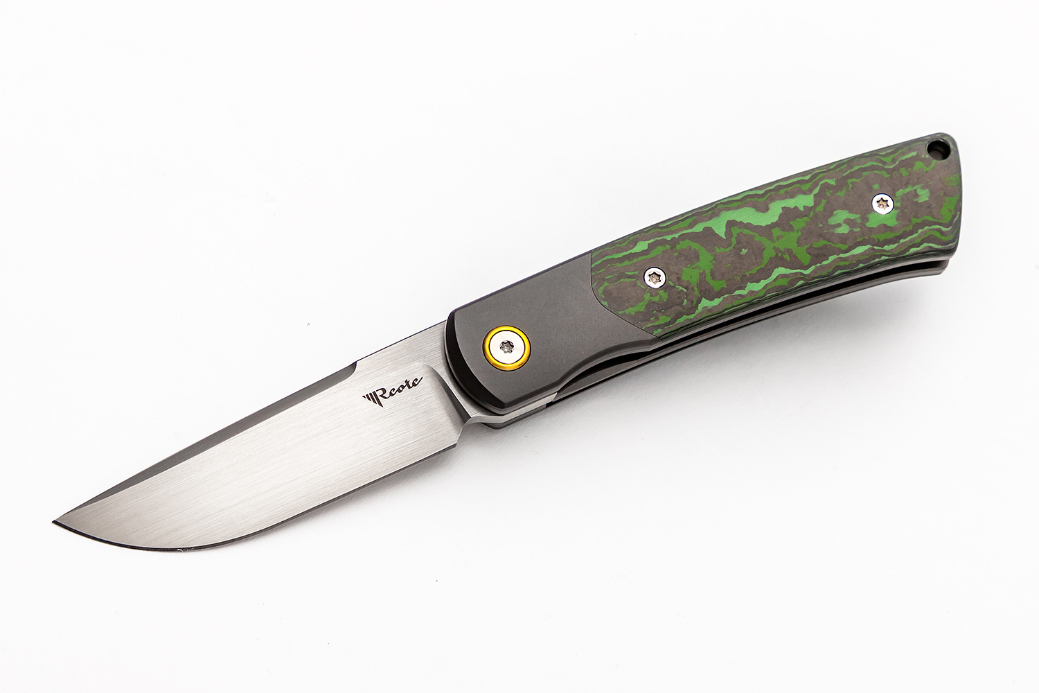 Reate Knives Jack Chen Tribute Front Flipper Knife 2.76" M390 Hand ...