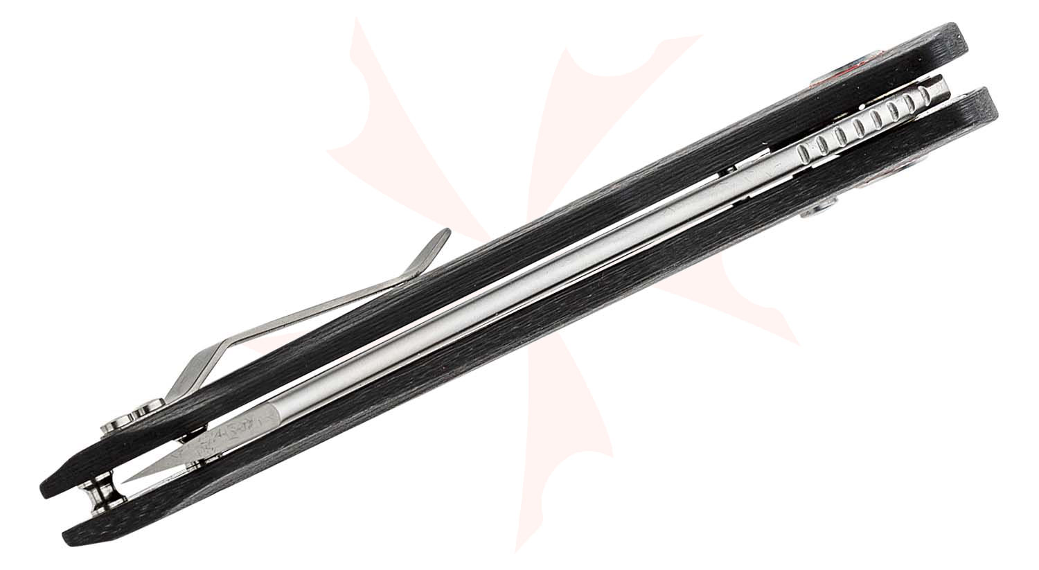 Red Horse Hell Razor P AUTO Folding Knife 3.625" S35VN Satin Plain ...