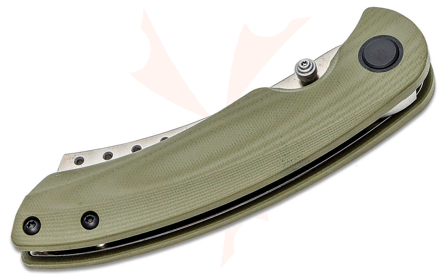 Red Horse Hell Razor P Liner Lock Folding Knife 3.625" S35VN Satin ...