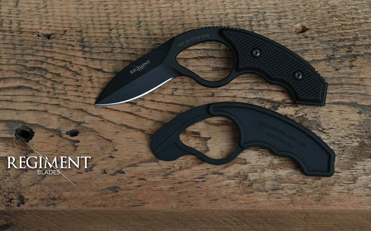 Regiment Blades Polymer Fixed Blade Trainer, No Sheath - KnifeCenter ...