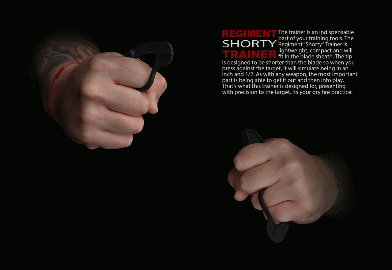 Regiment Blades Polymer Fixed Blade Trainer, No Sheath - KnifeCenter ...