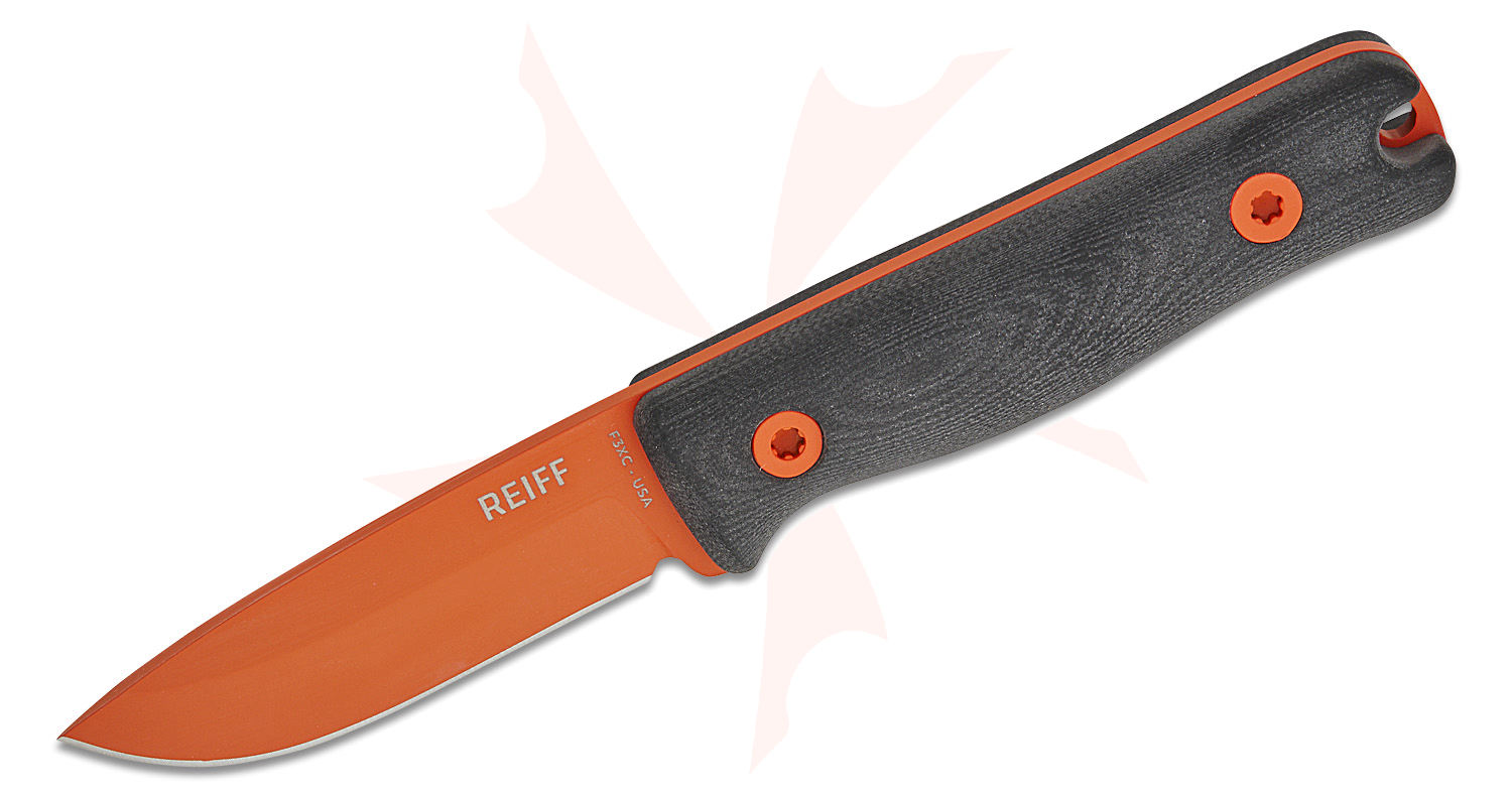 Reiff Knives F3XC Extreme Conditions EDC Fixed Blade Knife 2.9" CPM-3V ...