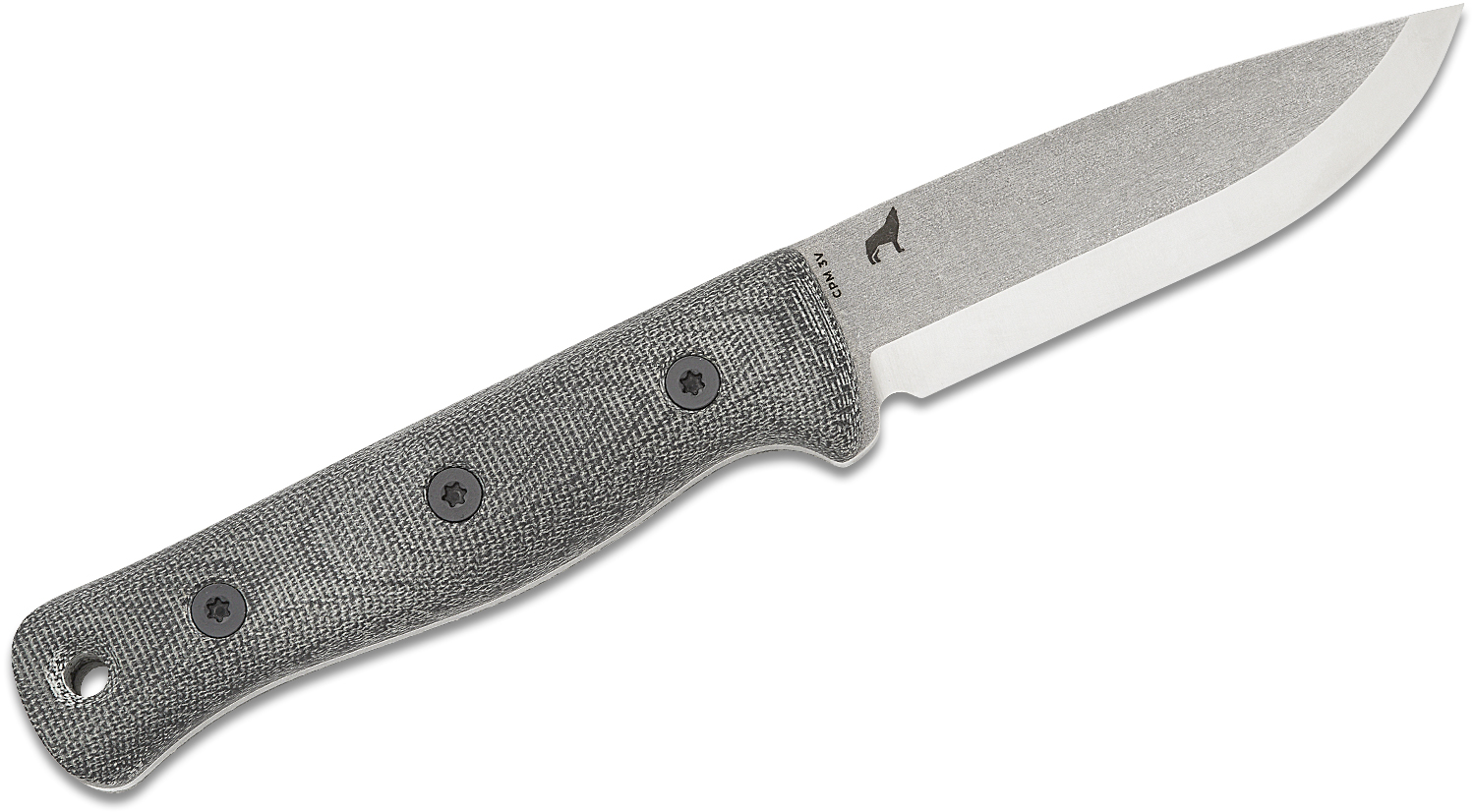 Reiff Knives F4 Scandi Bushcraft Fixed Blade Knife 4" CPM-3V Acid ...