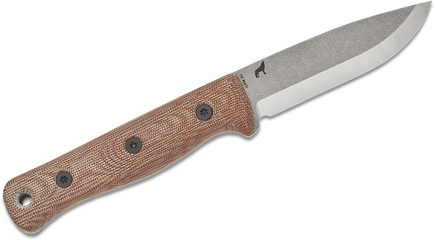 Reiff Knives F4 Scandi Bushcraft Fixed Blade Knife 4" CPM-3V Acid ...