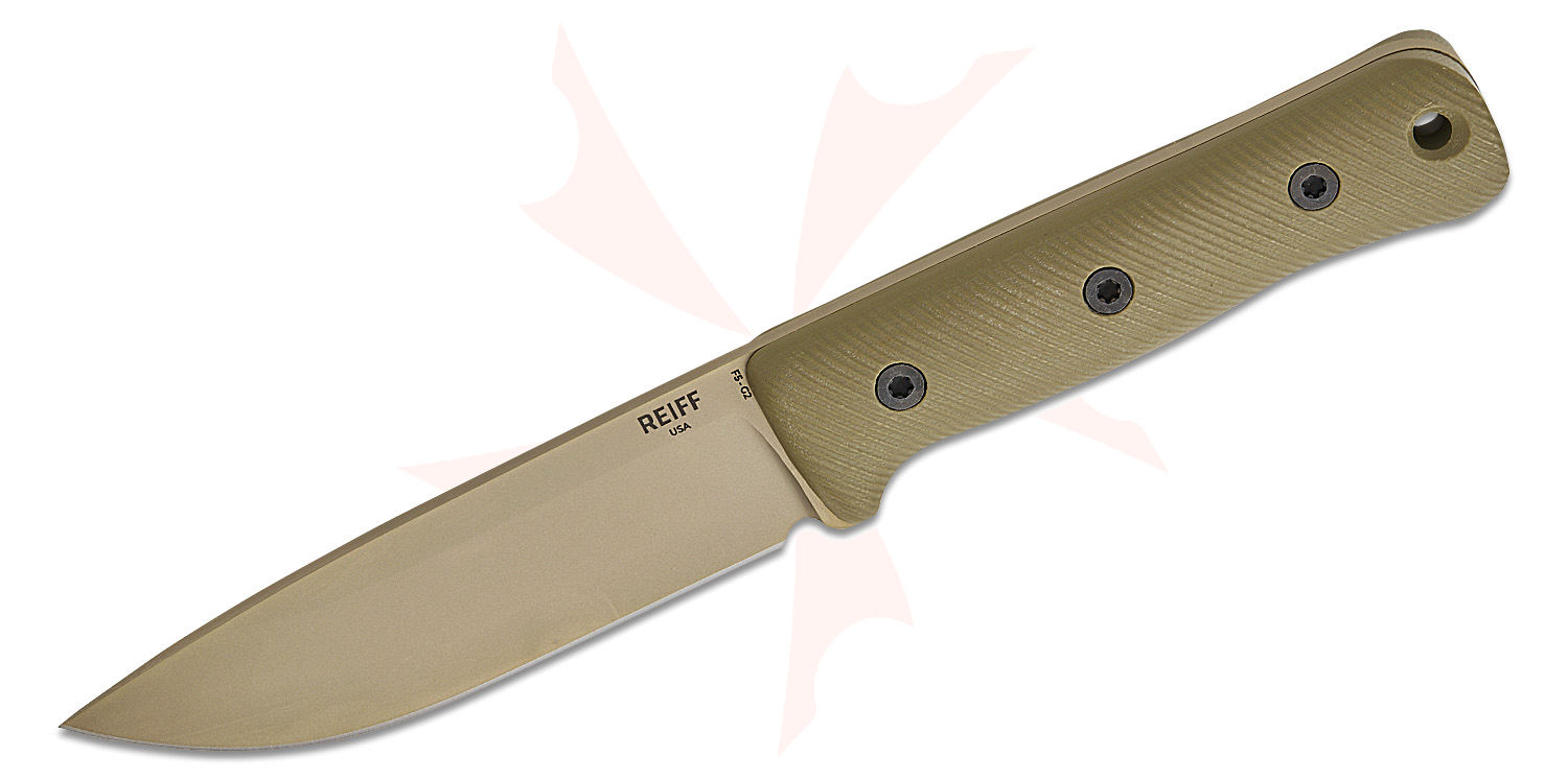 Reiff Knives F5 GEN2 Field Survival Fixed Blade Knife 5" CPM-MagnaCut ...