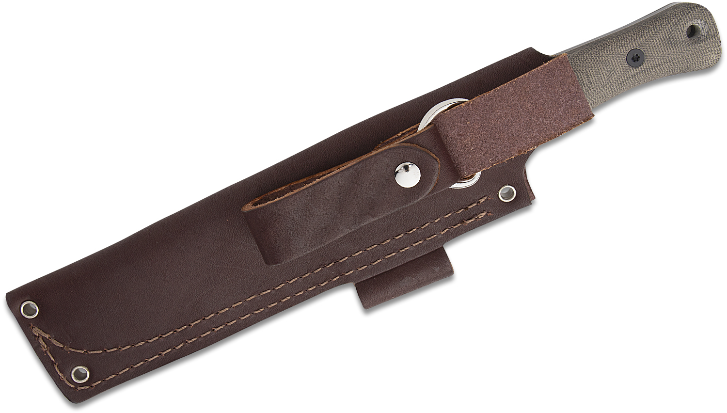 Reiff Knives F6 Leuku Fixed Blade Knife 6" CPM-3V Acid Stonewashed Drop ...