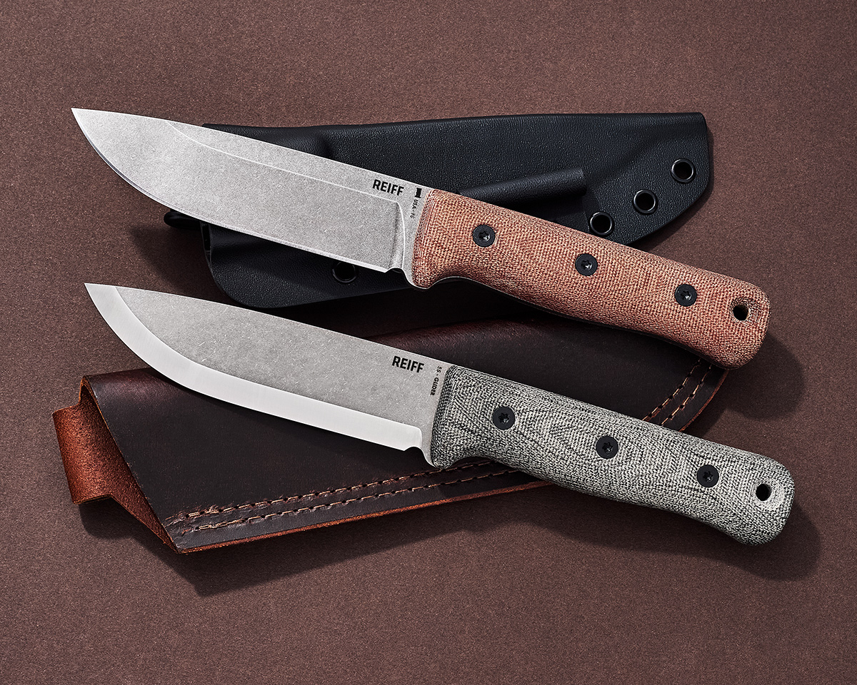 Reiff Knives S5 Glider Bushcraft Fixed Blade Knife 5" CPM-3V Acid ...