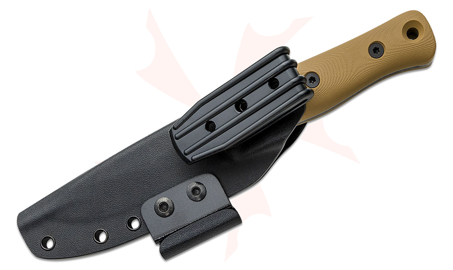 Reiff Knives F4 Bushcraft Fixed Blade Knife 4" CPM-3V Acid Stonewashed ...