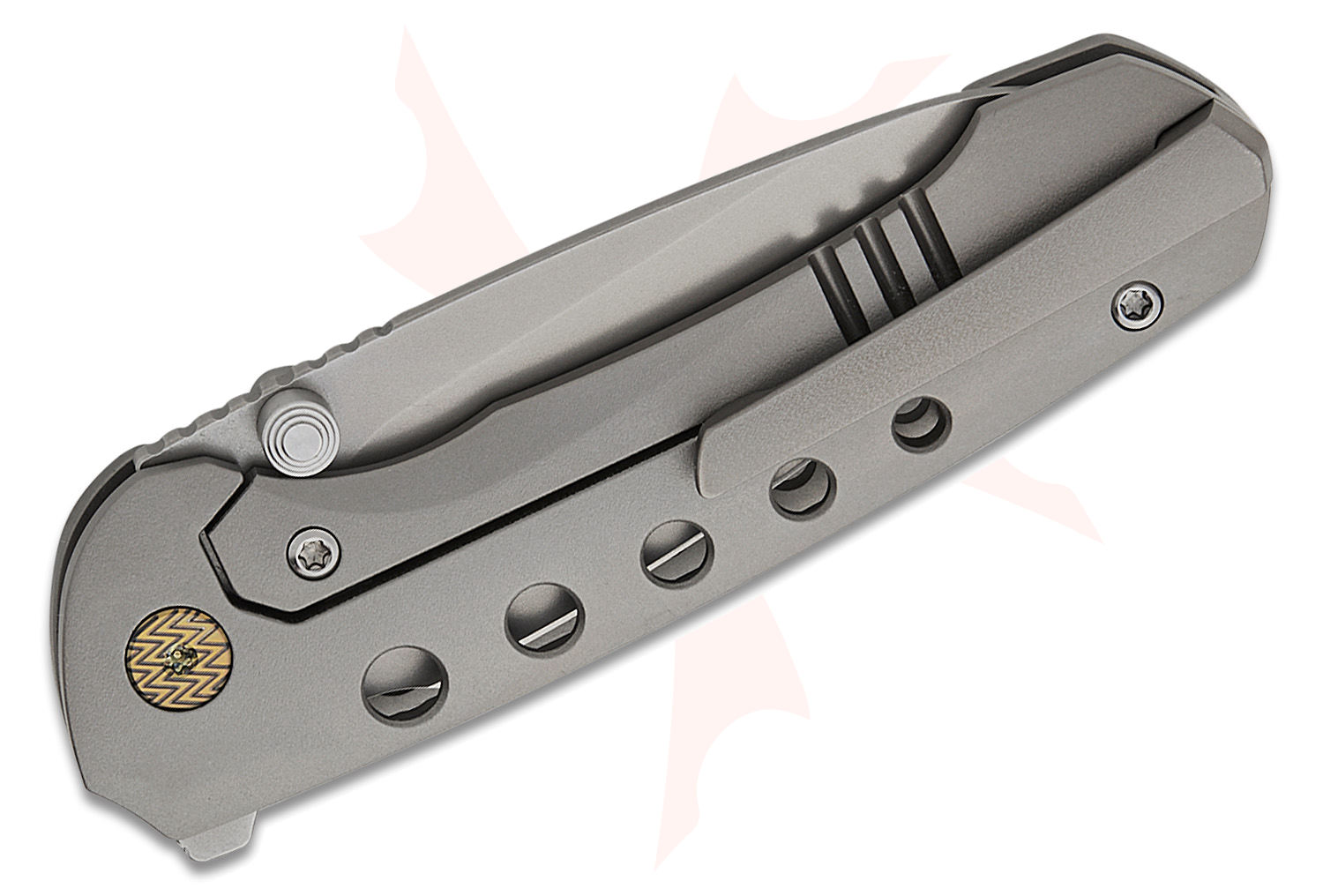 Remette Knives RT-Bee Flipper Knife 2.8" M390 Pearlescent Sheepsfoot ...