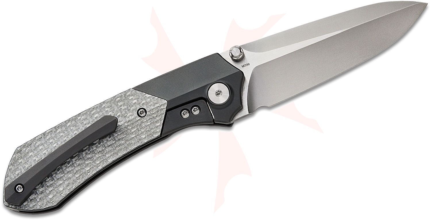 Remette Knives RT-Meteor Button Frame Lock Front Flipper Knife 3.25 ...