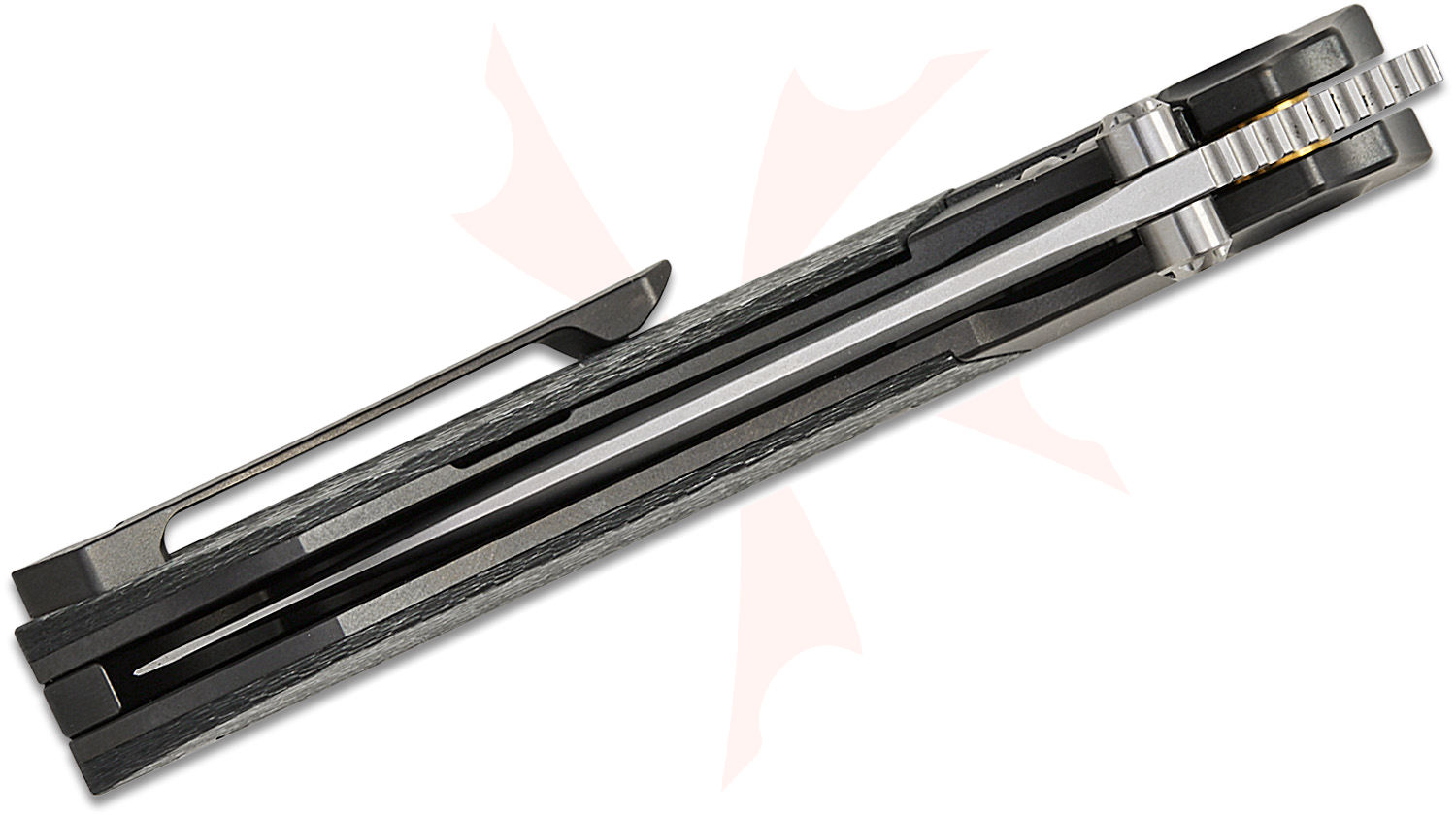 Remette Knives RT-Meteor Button Frame Lock Front Flipper Knife 3.25 ...