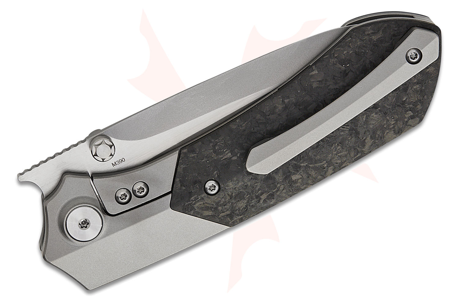 Remette Knives RT-Meteor Button Frame Lock Front Flipper Knife 3.25 ...