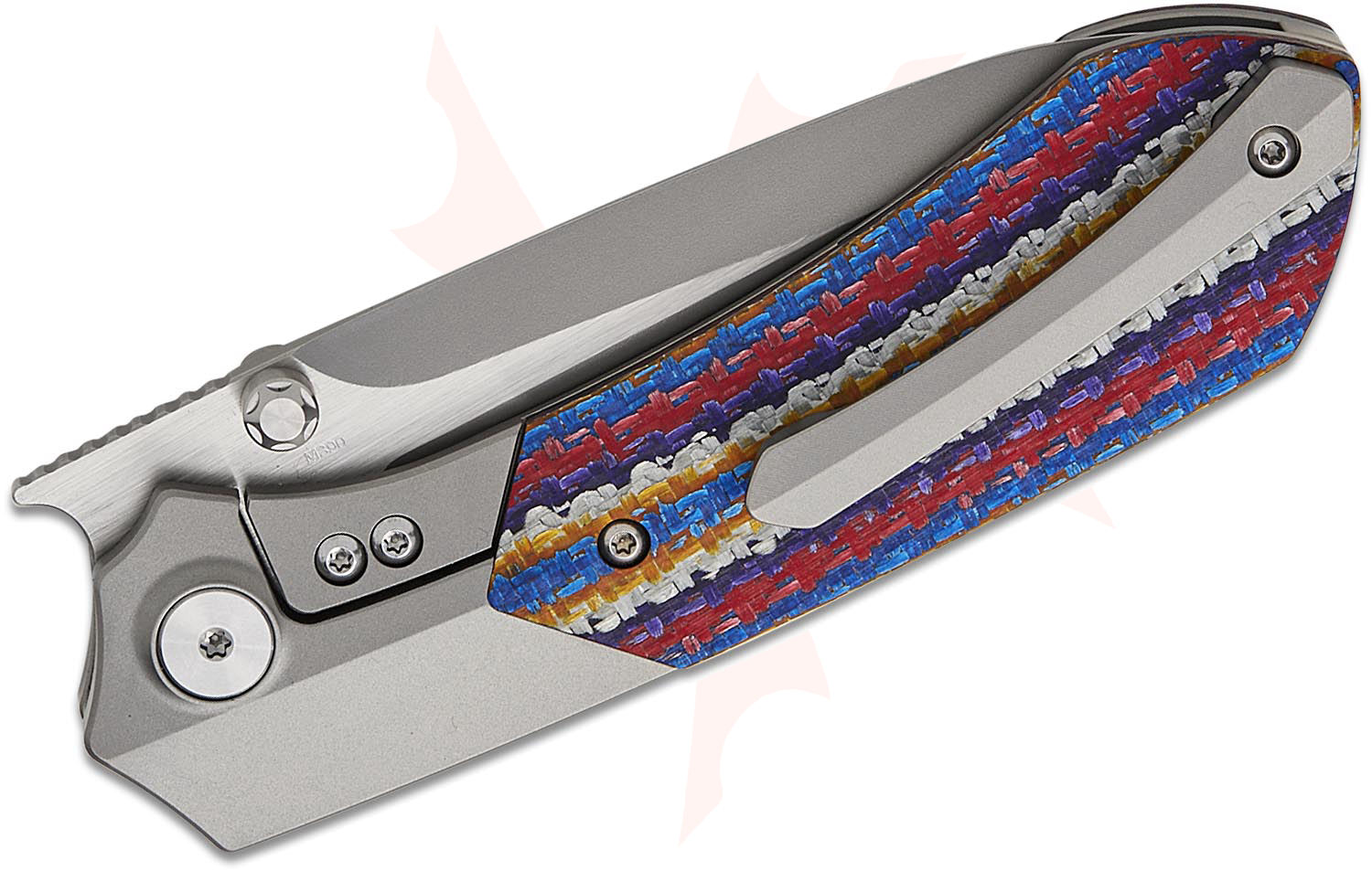 Remette Knives RT-Meteor Button Frame Lock Front Flipper Knife 3.25 ...