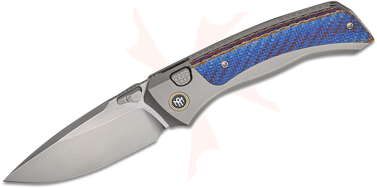 Remette Knives RT-Steed Button Frame Lock Folding Knife 3" M390 ...