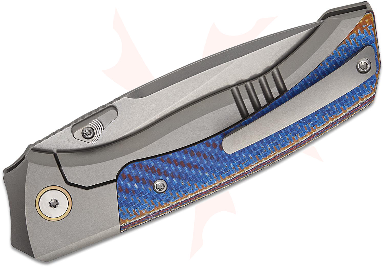 Remette Knives RT-Steed Button Frame Lock Folding Knife 3" M390 ...