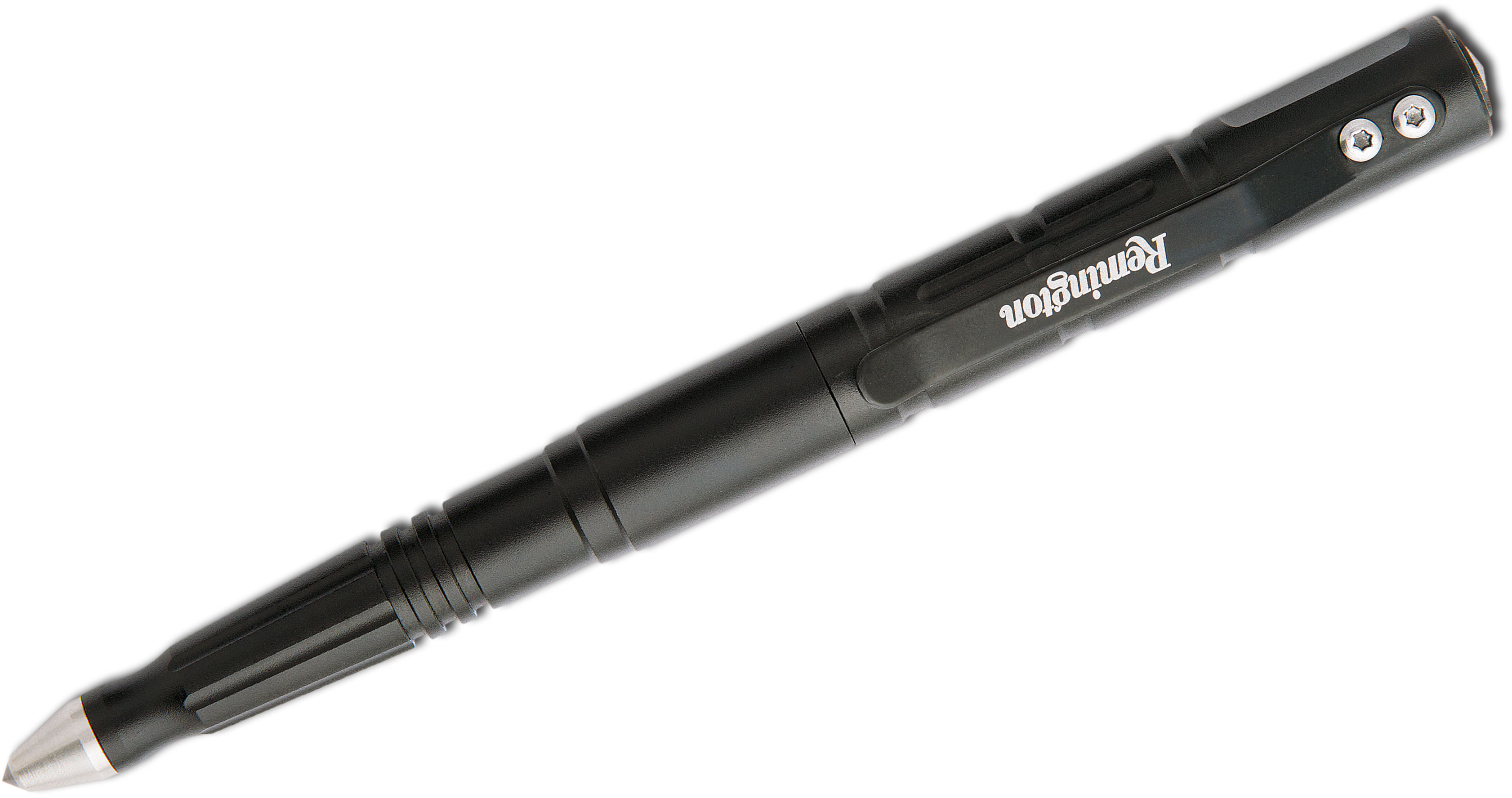 Remington 5.75" Tactical Pen, Black Aluminum, Carbide Glass Breaker ...