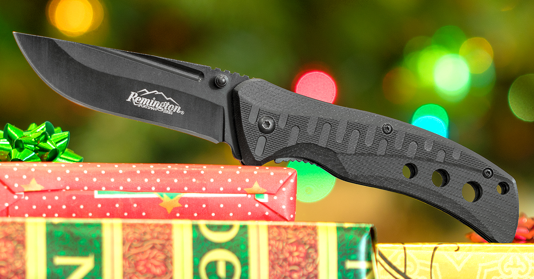 Remington Tactical Assisted Folding Knife 3.25" Black Plain Blade ...