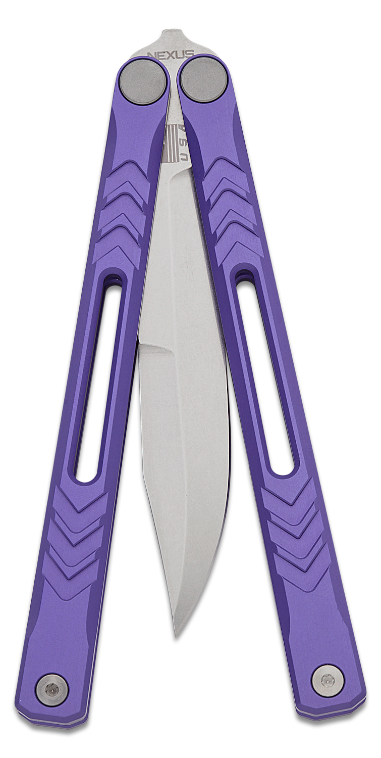 REVO Knives by BRS Nexus Balisong Butterfly Knife 4.5" 154CM ...