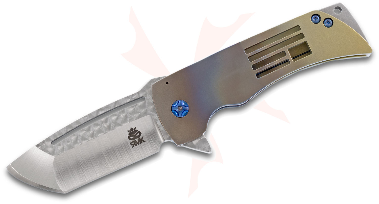 RichMade Knives Custom Grim Reaper Flipper Knife 3.5" 440C Two-Tone ...
