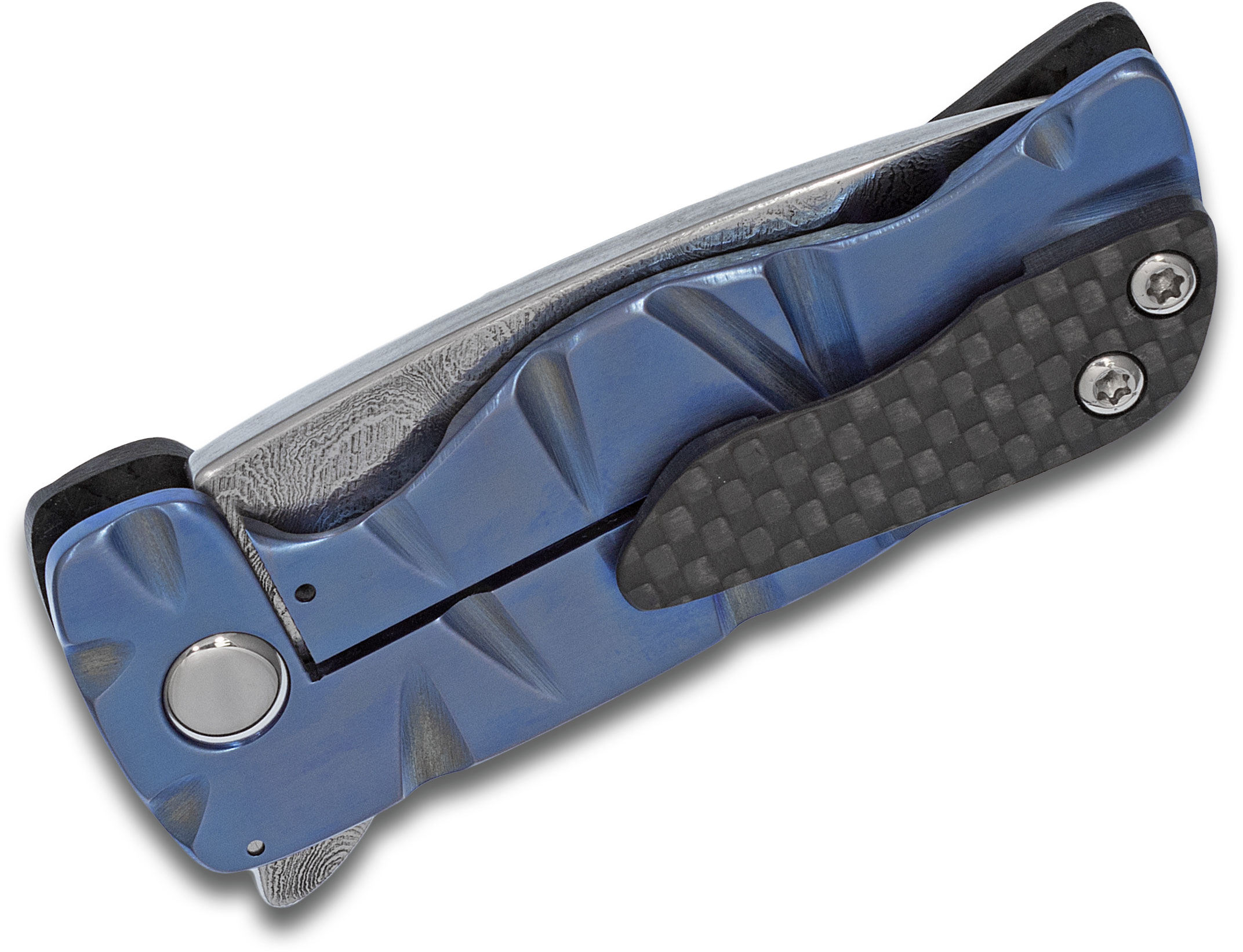 RichMade Knives Custom Small Grim Reaper Flipper 2.7" Polished Alabama ...