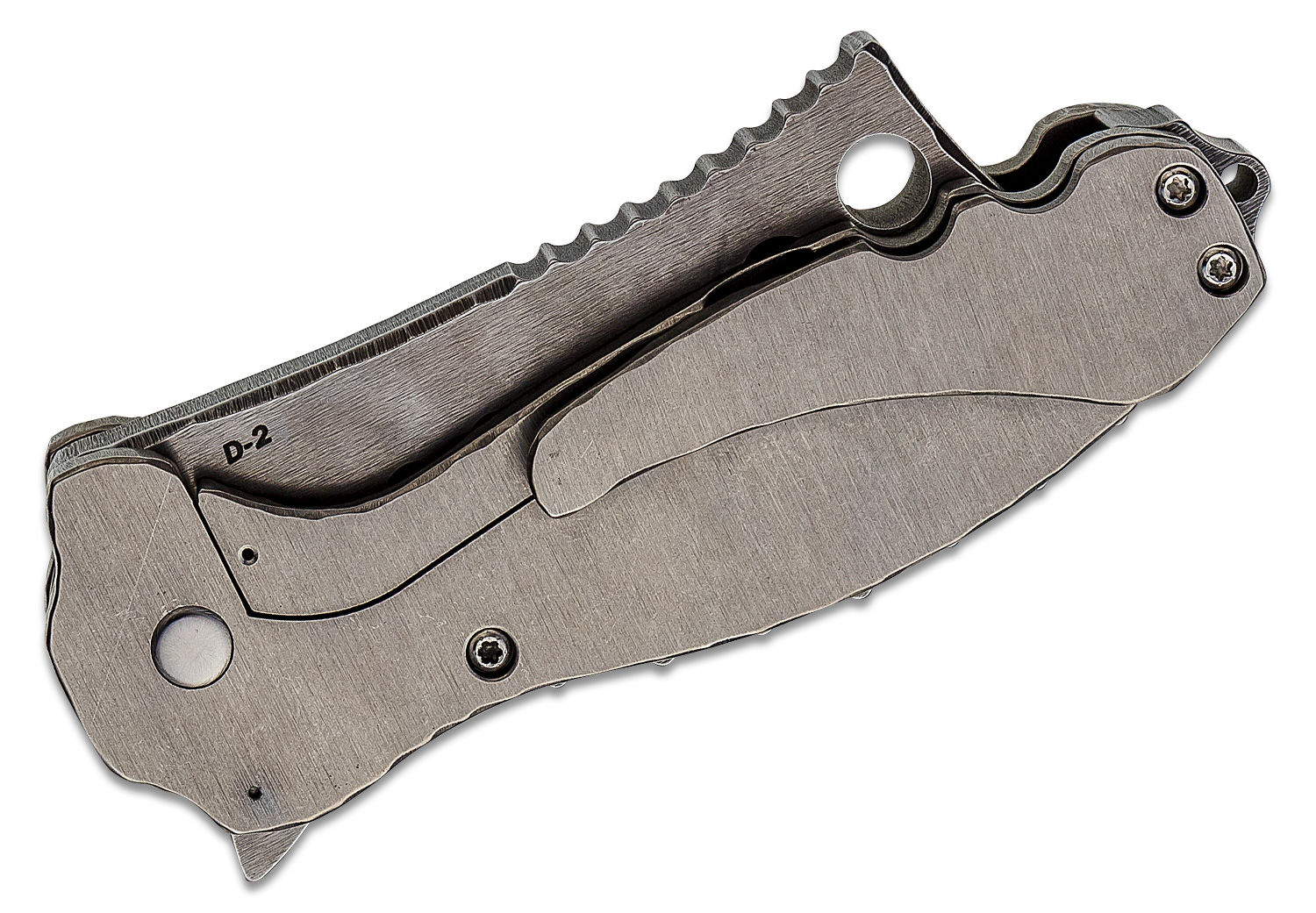 RichMade Knives Custom Large Fat Ratchet Flipper Knife 4.125" D2 ...