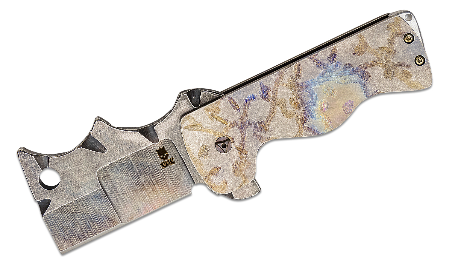 RichMade Knives Custom Large Zombie Killer Flipper Knife 3.625" 440C ...