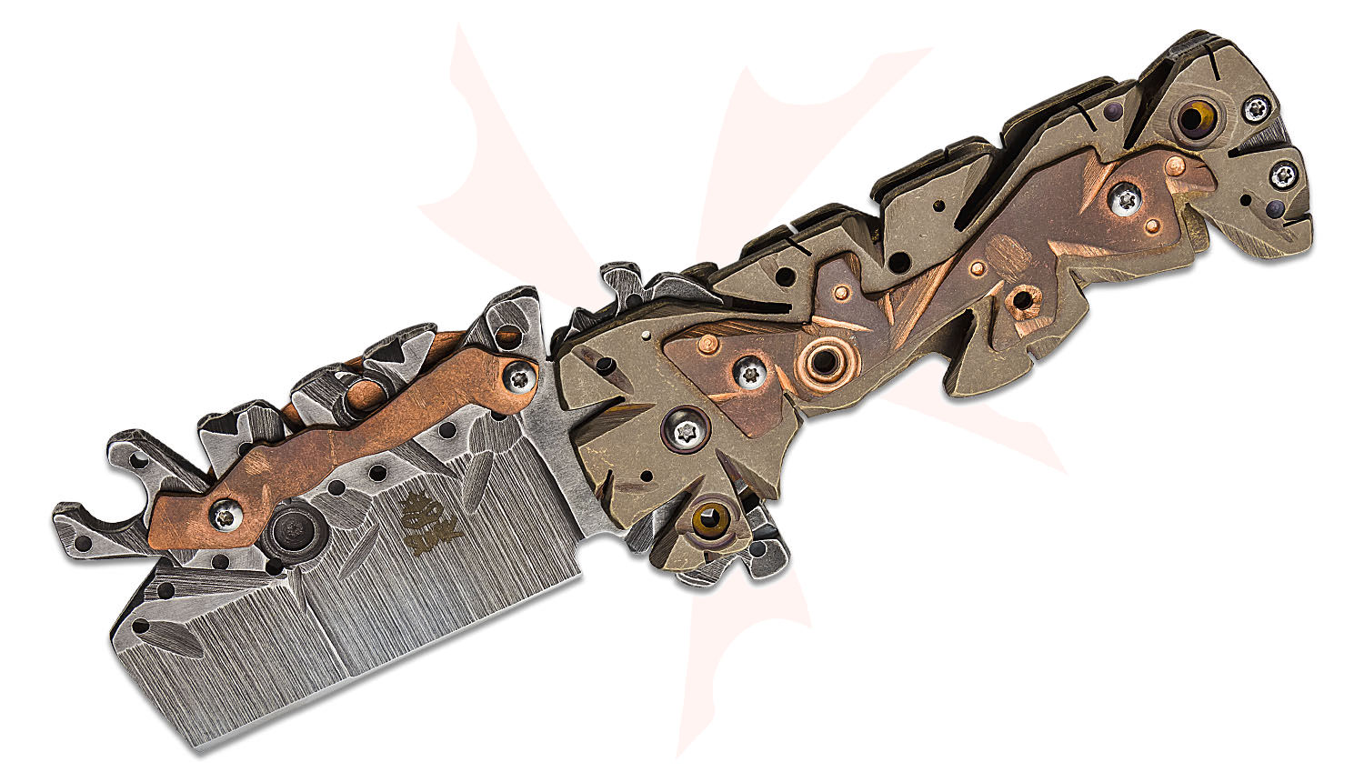 RichMade Knives Custom Large Zombie Killer Skeleton Flipper Knife 3.625 ...