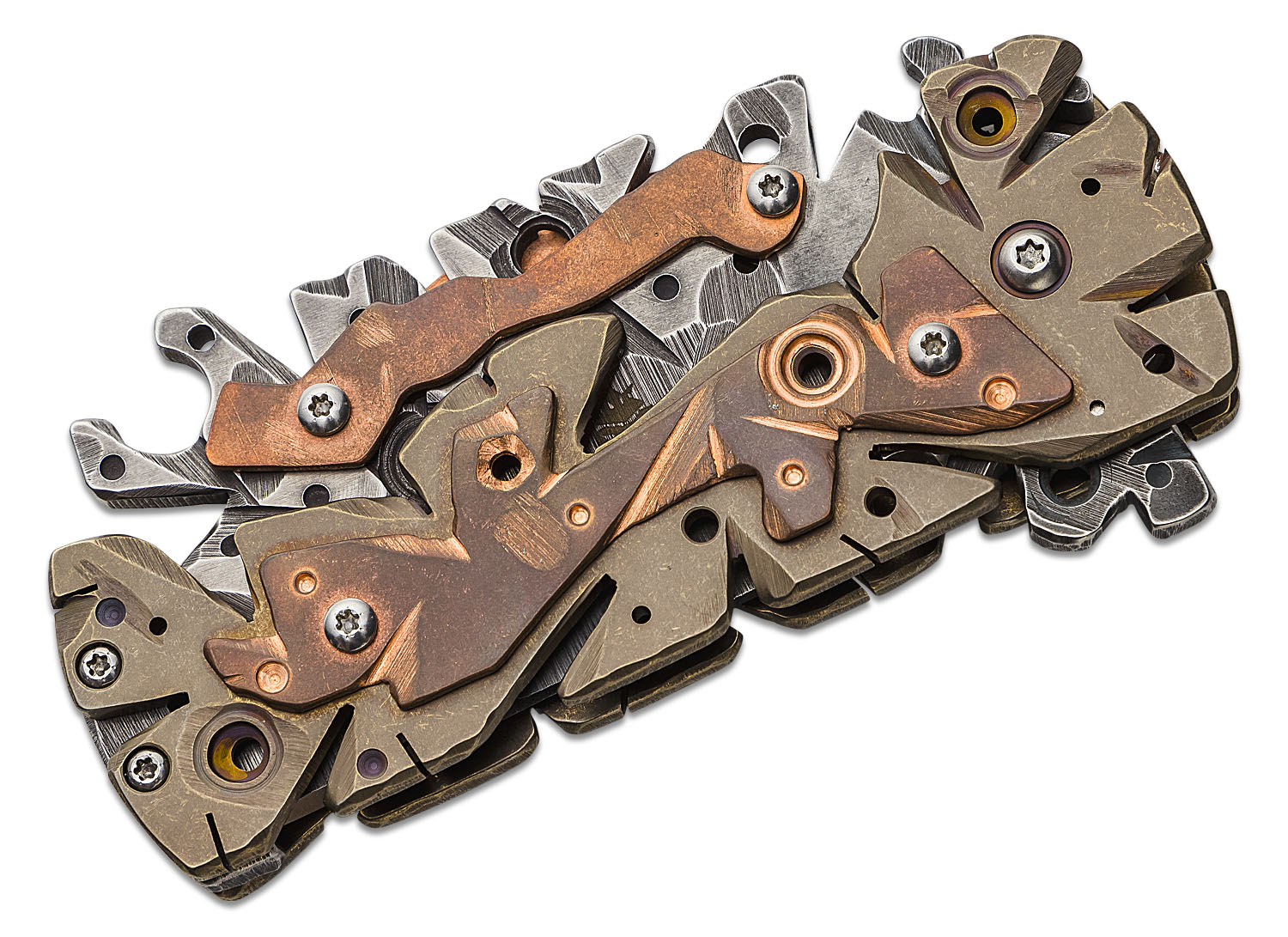 RichMade Knives Custom Large Zombie Killer Skeleton Flipper Knife 3.625 ...