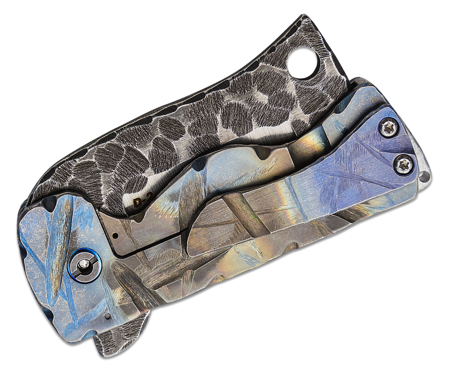 RichMade Knives Custom Medium Zombie Killer Flipper Knife 2.75" D2 ...