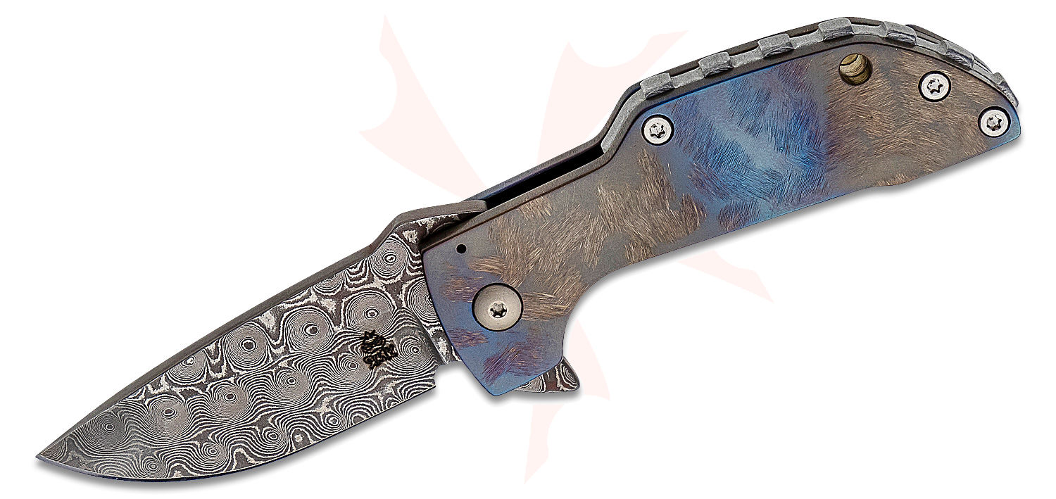 RichMade Knives Custom Slow Poke Flipper Knife 2.75" VF Raindrop ...
