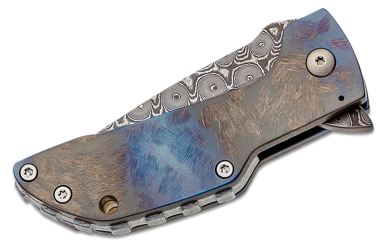 RichMade Knives Custom Slow Poke Flipper Knife 2.75" VF Raindrop ...